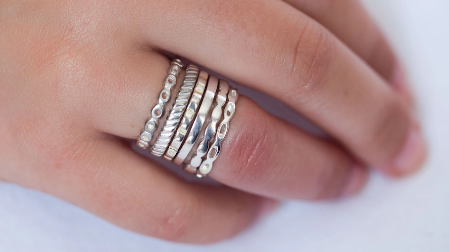 Bagues en argent 925 pour femmes - Anneaux en argent pour femmes ...