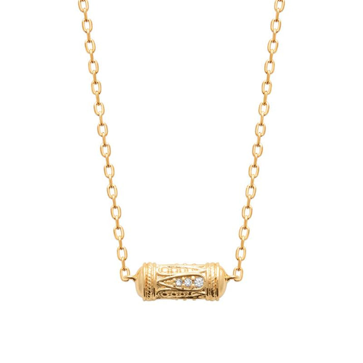 Collier talisman plaqué or, Collier pour femmes porte-bonheur – Elise ...